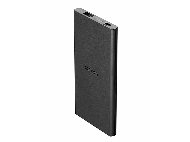 แบตเตอรี่สำรอง Sony Power Bank CP-V5B 5000 mAh + แถมสายชาร์จ SONY (ประกันศูนย์ SONY ไทย)
