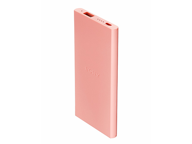 แบตเตอรี่สำรอง Sony Power Bank CP-V5B 5000 mAh + แถมสายชาร์จ SONY (ประกันศูนย์ SONY ไทย)