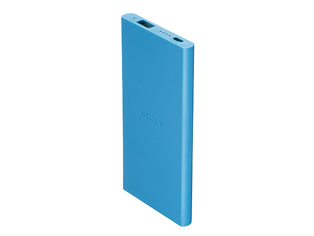 แบตเตอรี่สำรอง Sony Power Bank CP-V5B 5000 mAh + แถมสายชาร์จ SONY (ประกันศูนย์ SONY ไทย)