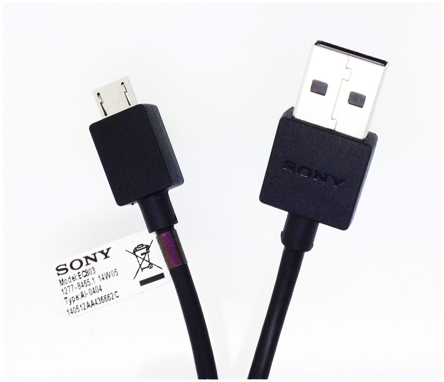 สายชาร์จ Sony Micro USB EC803 Xperia (อะไหล่ศูนย์แท้)